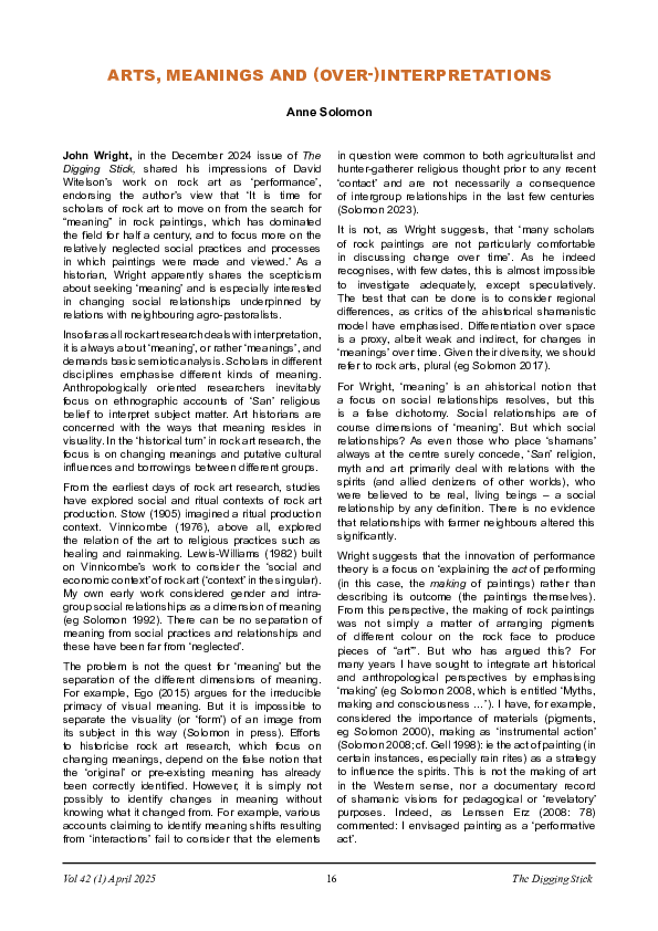 (PDF) Arts, meanings and (over-)interpretations