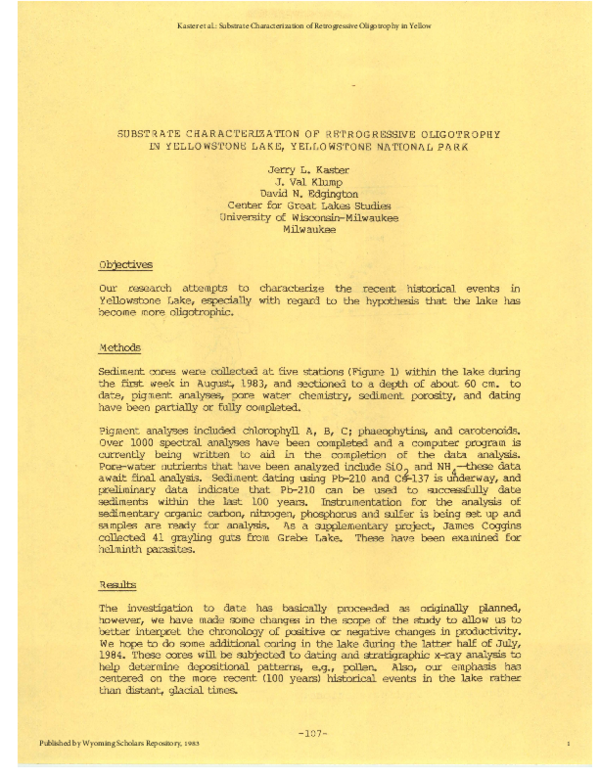(PDF) Substrate Characterization of Retrogressive Oligotrophy in ...