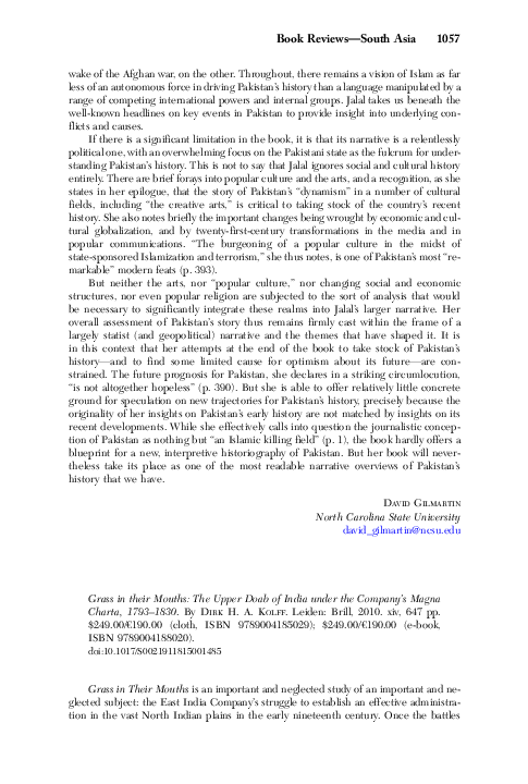 (PDF) Grass in their Mouths: The Upper Doab of India under the Company ...