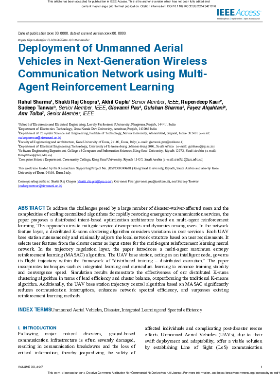(PDF) Deployment of Unmanned Aerial Vehicles in Next-Generation Wireless Communication Network ...