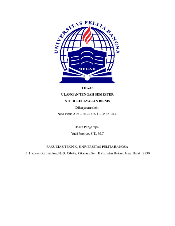 (PDF) Uts studi kelayakan bisnis (1)