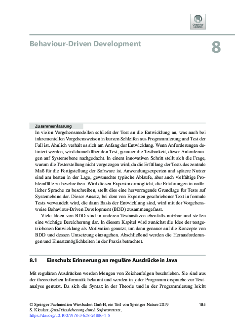 (PDF) Behaviour-Driven Development