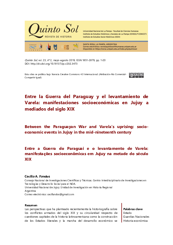 (PDF) Quinto Sol