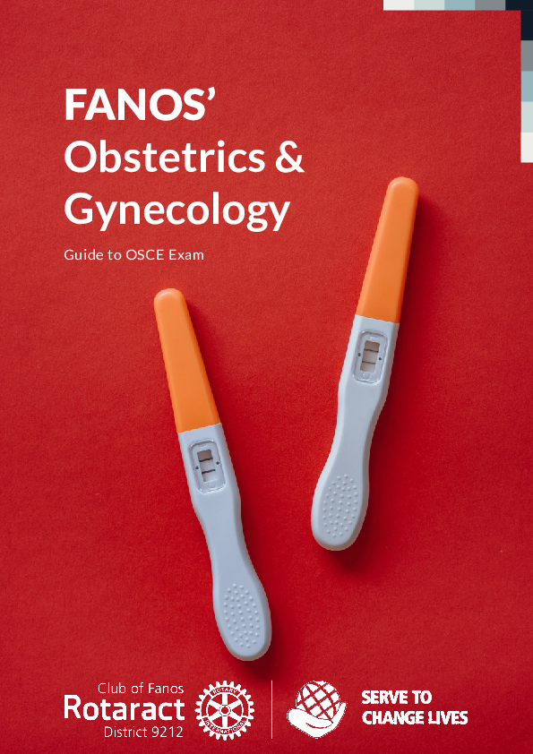 (PDF) FANOS' Obstetrics and Gynecology - Guide to OSCE (2022)