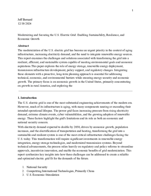 (PDF) Final Electric Grid