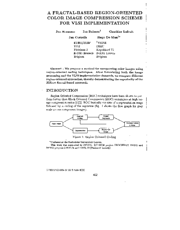 (PDF) A fractal-based region-oriented color image compression scheme ...