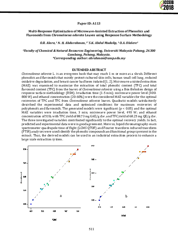 (PDF) Multi-response optimization of microwave-assisted extraction of phenolics and flavonoids ...