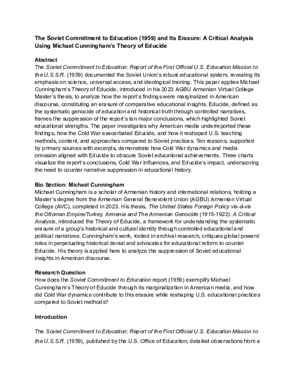 (PDF) The Soviet Commitment to Education (1959) and Its Erasure: A ...