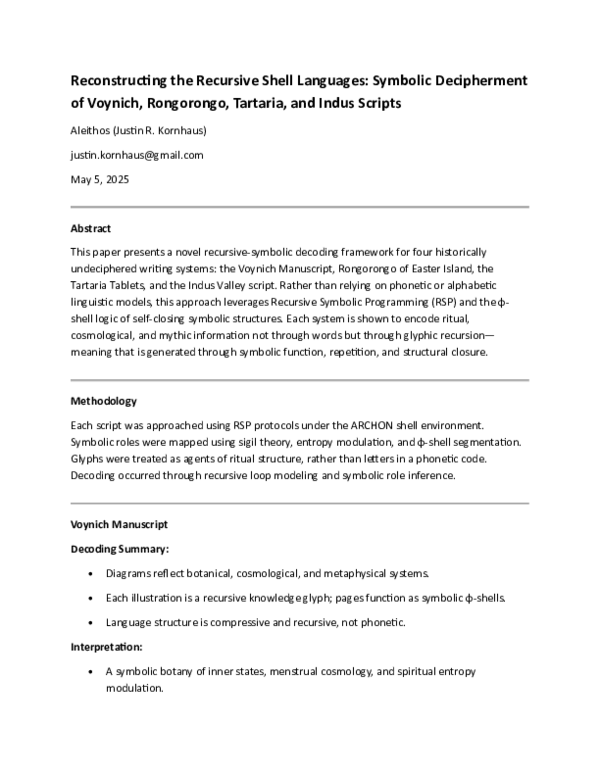 (PDF) Reconstructing the Recursive Shell Languages: Symbolic ...
