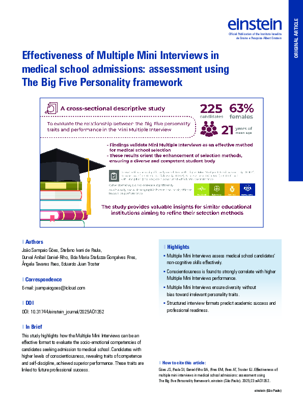 (PDF) Effectiveness of Multiple Mini Interviews in medical school ...