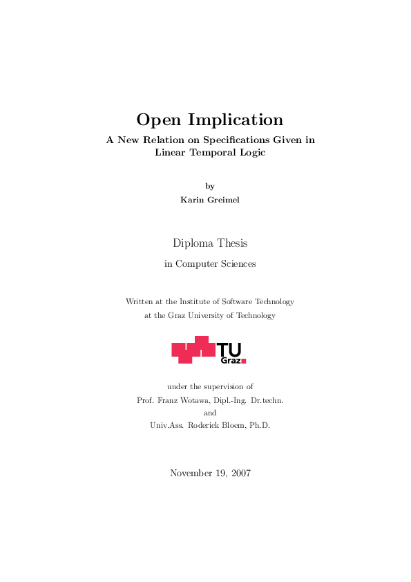 (PDF) Open Implication