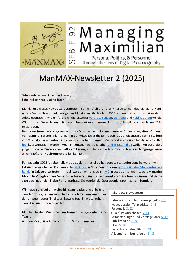 (PDF) ManMAX-Newsletter 2 (2025)