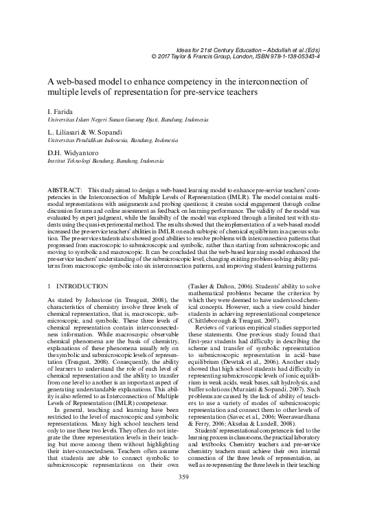 (PDF) A web-based model to enhance competency in the interconnection of ...
