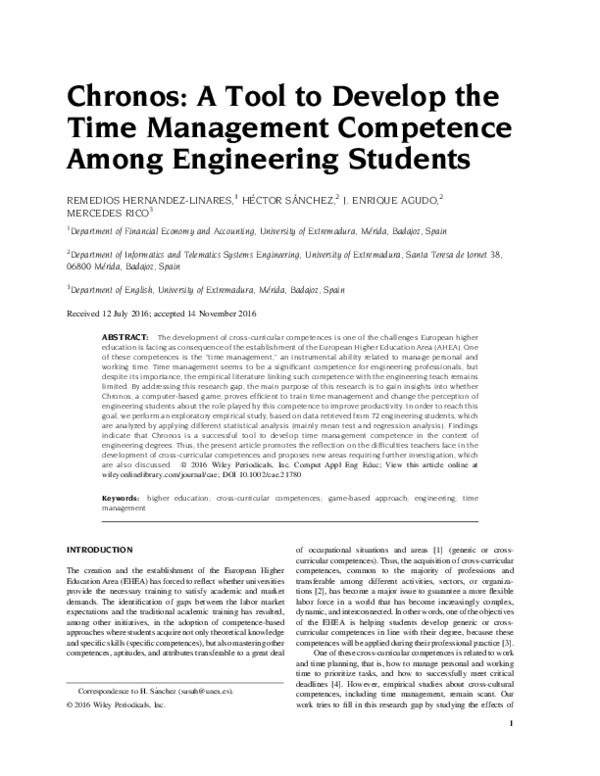 (PDF) Chronos: A tool to develop the time management competence among ...