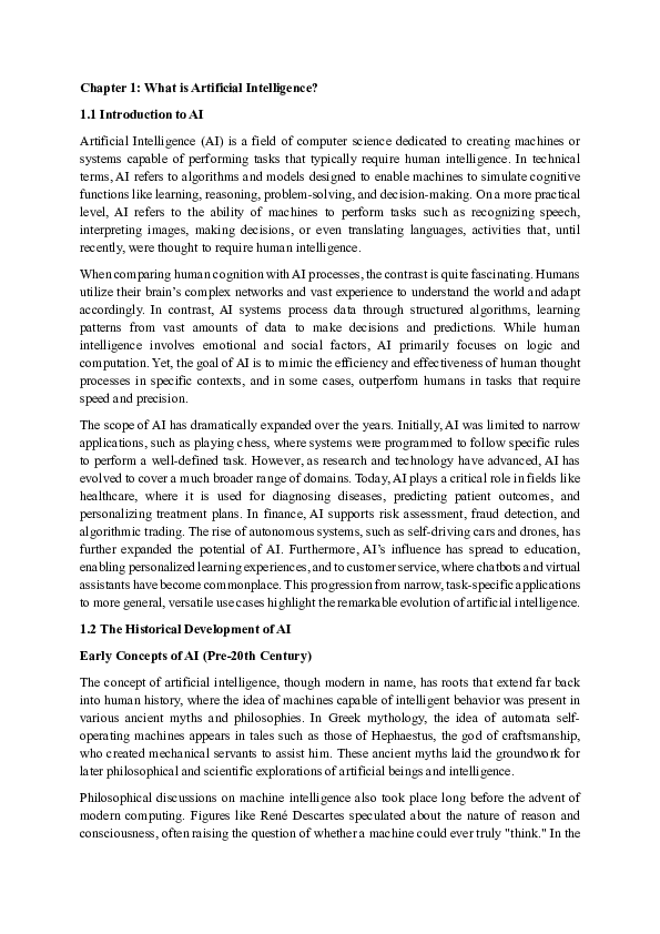 (PDF) Foundations of Artificial Intelligence: Theory, Methods, and ...