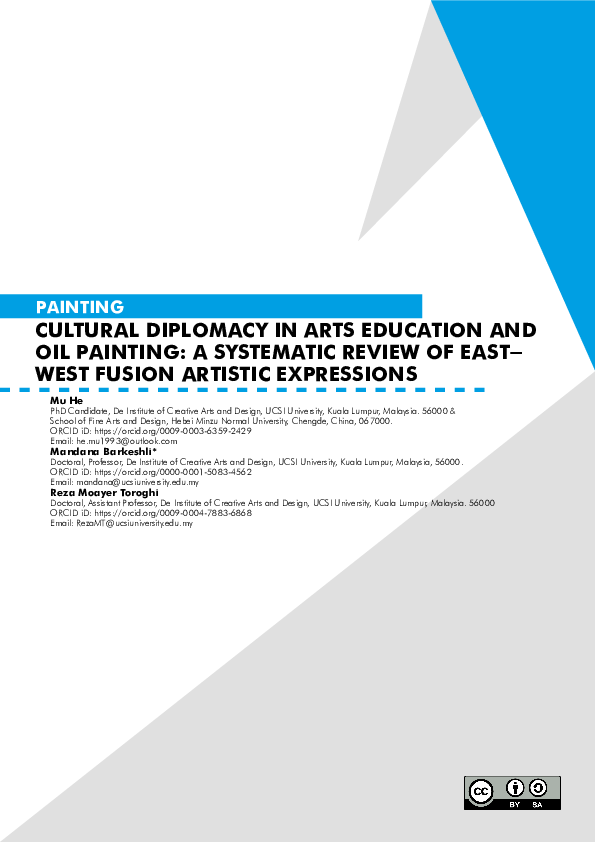(PDF) CULTURAL DIPLOMACY IN ARTS EDUCATION AND OIL PAINTING: A ...