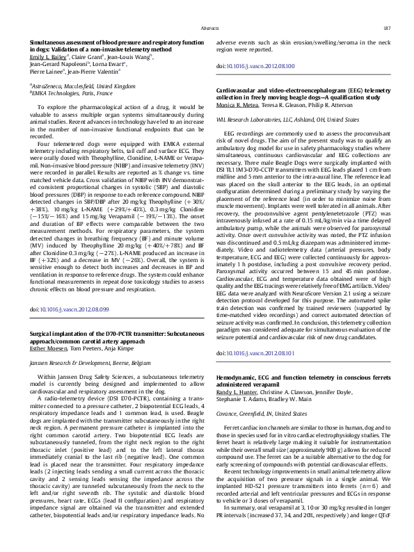 (PDF) Simultaneous assessment of blood pressure and respiratory ...