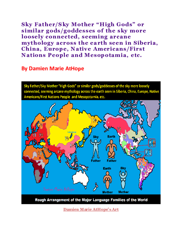 (PDF) Sky Father/Sky Mother “High Gods” or similar gods/goddesses of ...