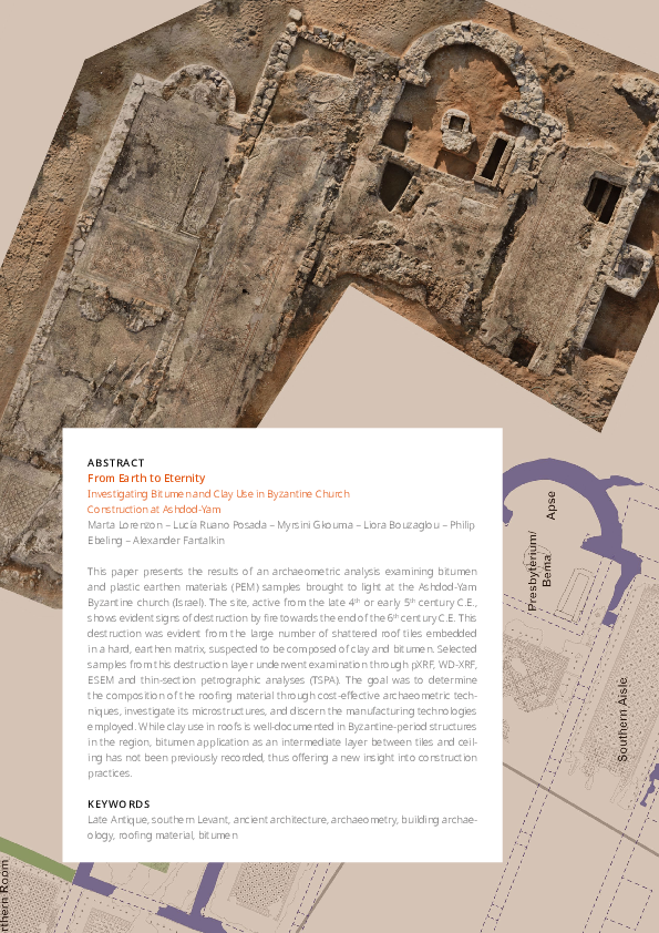 (PDF) From Earth to Eternity: Investigating Bitumen and Clay Use in ...