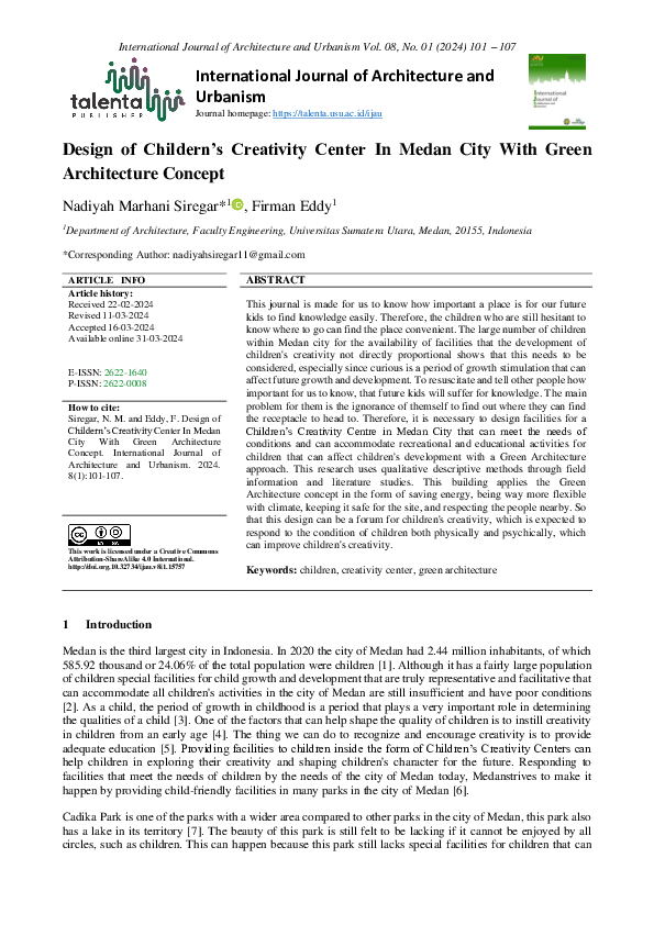 (PDF) Nadiyah Marhani Siregar, Firman Eddy Design Of Childern’s ...