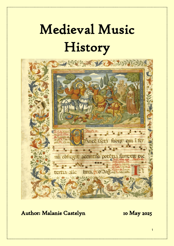 (PDF) Medieval Music History