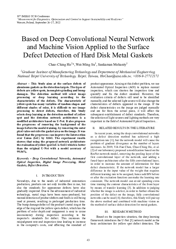 (PDF) Based on Deep Convolutional Neural Network and Machine Vision ...