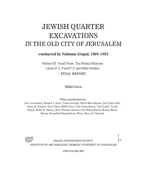 (PDF) SELECTION OF MOLD-BLOWN GLASS VESSELS AND VESSELS OF THE ENNION ...