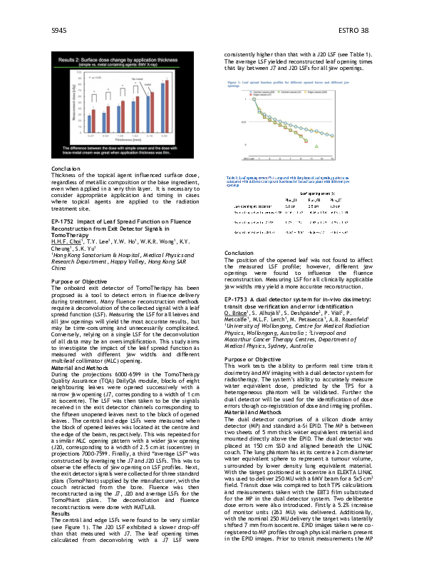 (PDF) EP-1753 A dual detector system for in-vivo dosimetry: transit dose verification and error ...