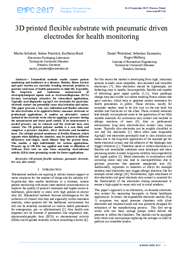 (PDF) 3D printed flexible substrate with pneumatic driven electrodes ...