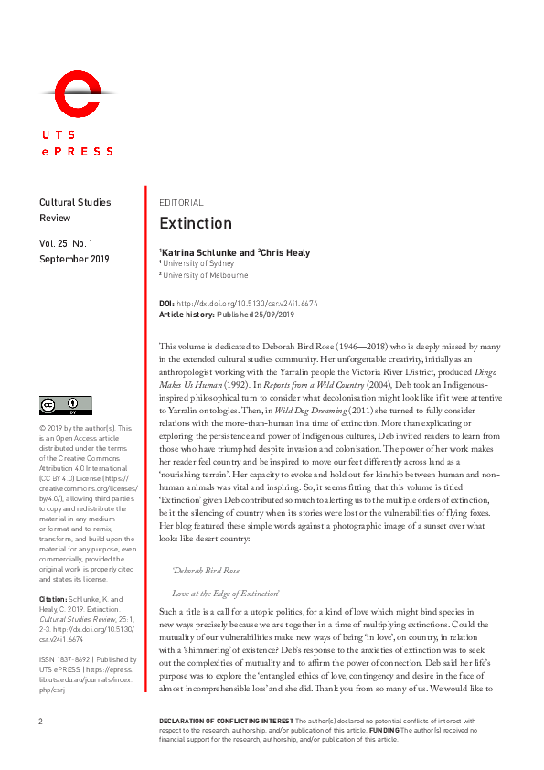 (PDF) Extinction