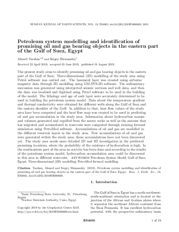(PDF) Hydrocarbon Generation, In-Source Conversion of Oil to Gas and ...