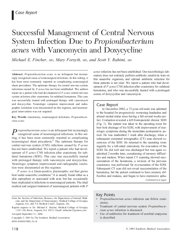 (PDF) Successful management of central nervous system manifestations of ...