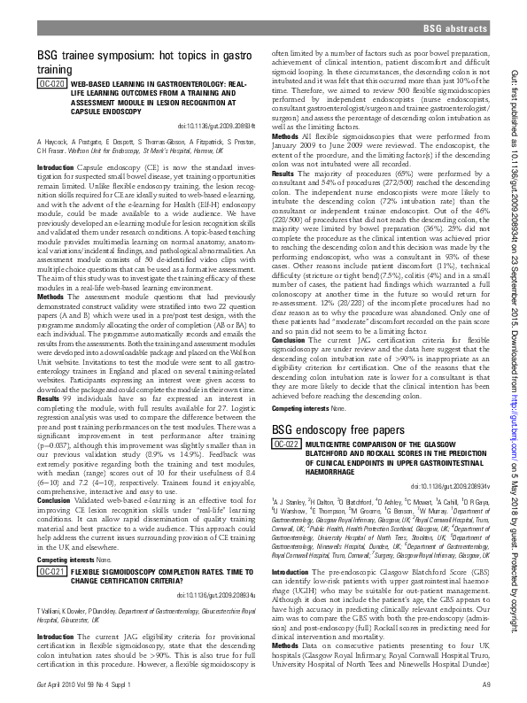 (PDF) OC-020 Web-based learning in gastroenterology: real-life learning ...