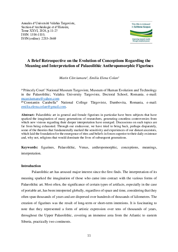 (PDF) A Brief Retrospective on the Evolution of Conceptions Regarding ...