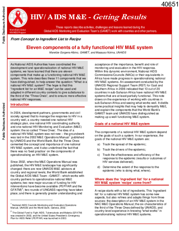 (PDF) Eleven components of a fully functional HIV monitoring and ...
