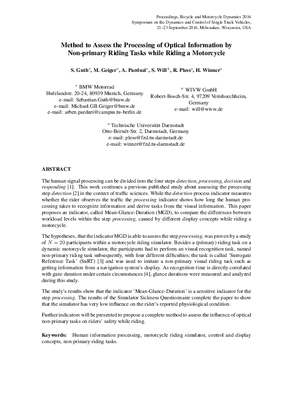 (PDF) Method to Assess the Processing of Optical Information by Non ...