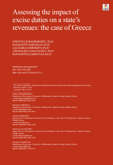 (PDF) Assessing the impact of excise duties on a state’s revenues: the ...