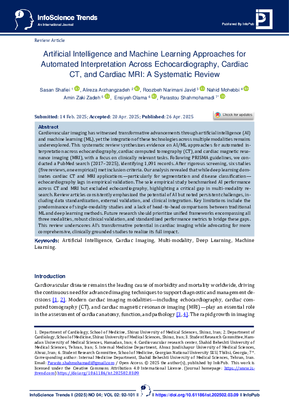 (PDF) Artificial Intelligence and Machine Learning Approaches for ...