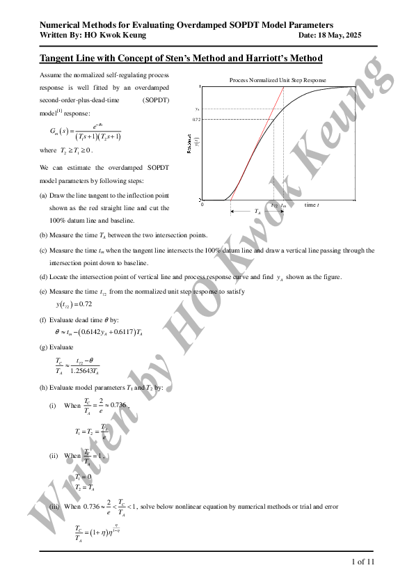 (PDF) Numerical Methods for Evaluating Overdamped Second-Order-Plus ...