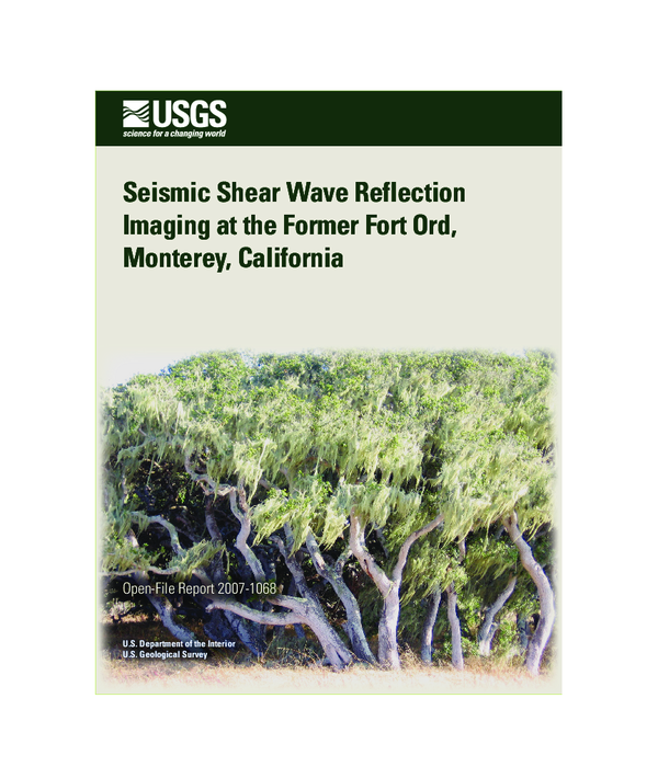 (PDF) Seismic Shear Wave Reflection Imaging at the Former Fort Ord ...