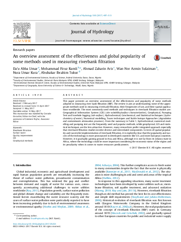 (PDF) An overview assessment of the effectiveness and global popularity ...