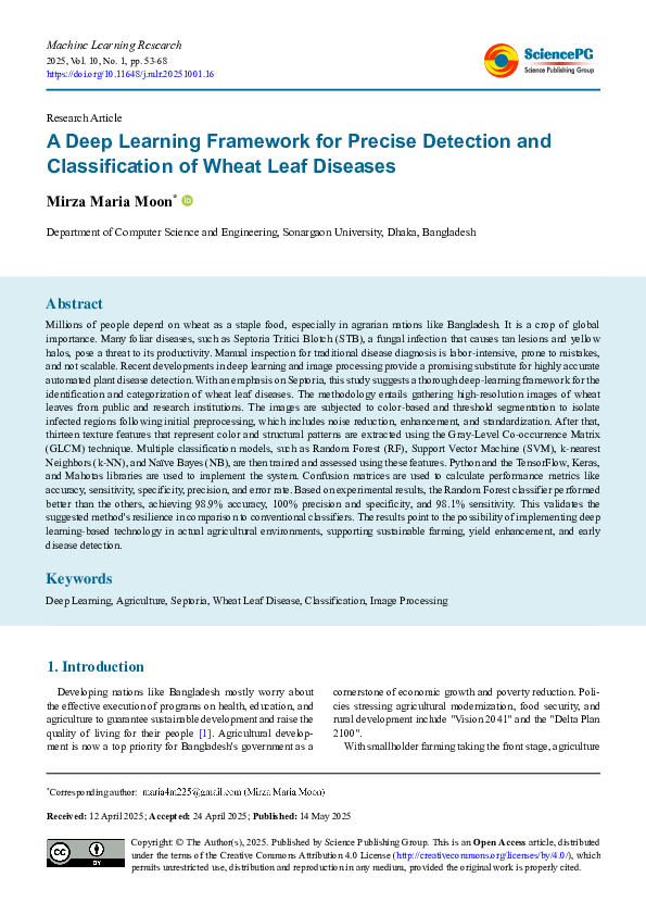 (PDF) A Deep Learning Framework for Precise Detection and ...