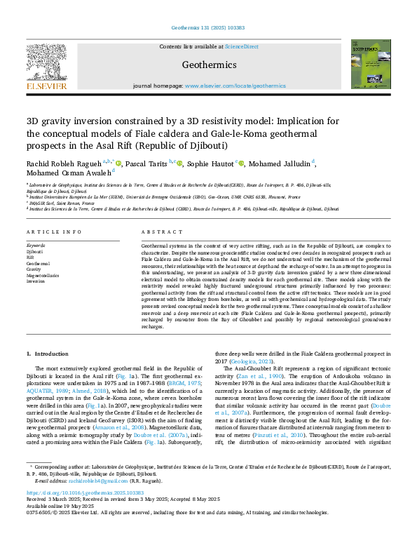 (PDF) 3D gravity inversion constrained by a 3D resistivity model ...