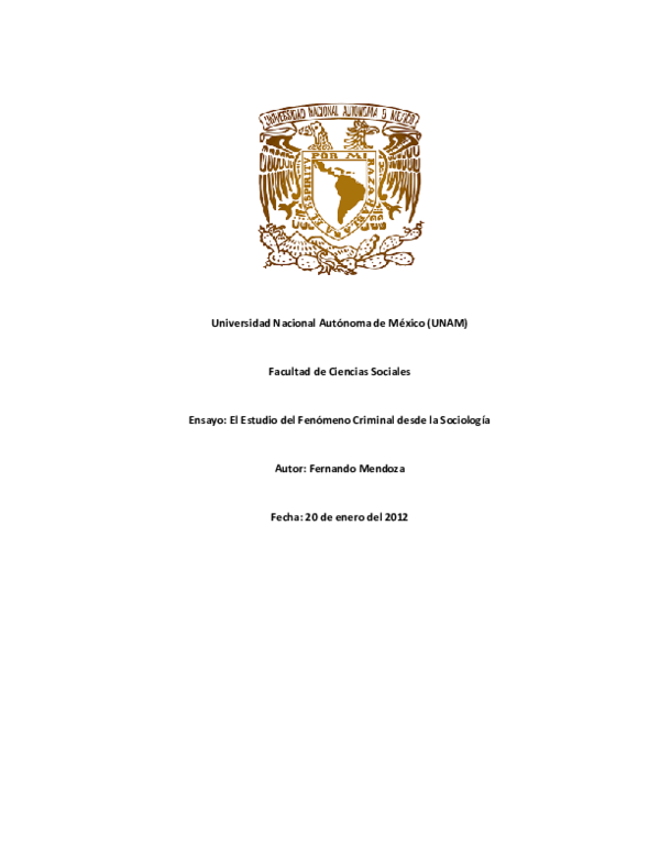 (PDF) Universidad Nacional Autonoma de Mexico
