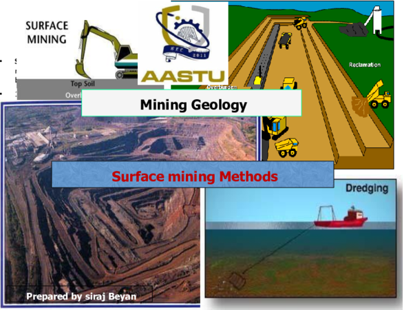 (PDF) Mining Geology Course for UG students