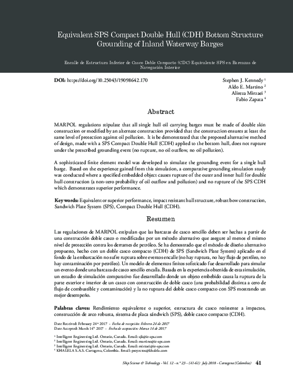 (PDF) Equivalent SPS Compact Double Hull (CDH) Bottom Structure ...