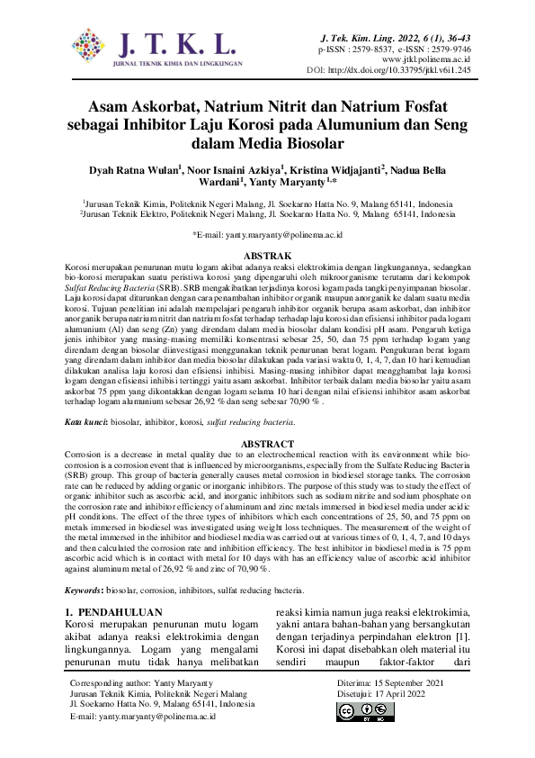 (PDF) Asam Askorbat, Natrium Nitrit dan Natrium Fosfat sebagai ...