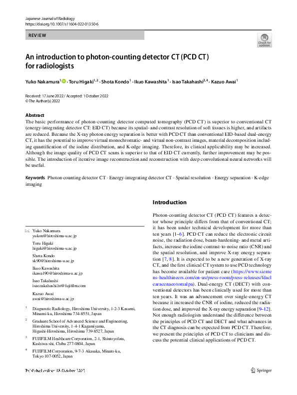 (PDF) An introduction to photon-counting detector CT (PCD CT) for ...