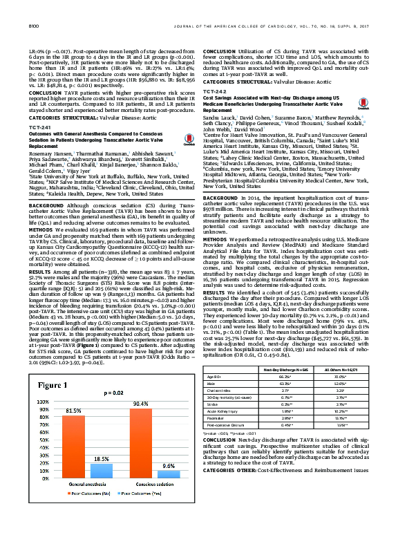(PDF) TCT-241 Outcomes with General Anesthesia Compared to Conscious ...