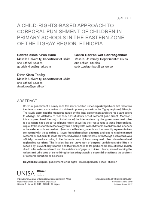 (PDF) A Child-Rights-Based Approach to Corporal Punishment of Children ...